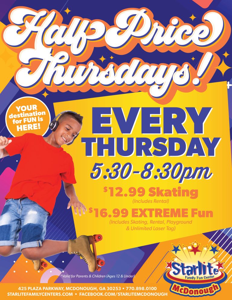 Hours | Starlite Family Fun Center | McDonough, GA