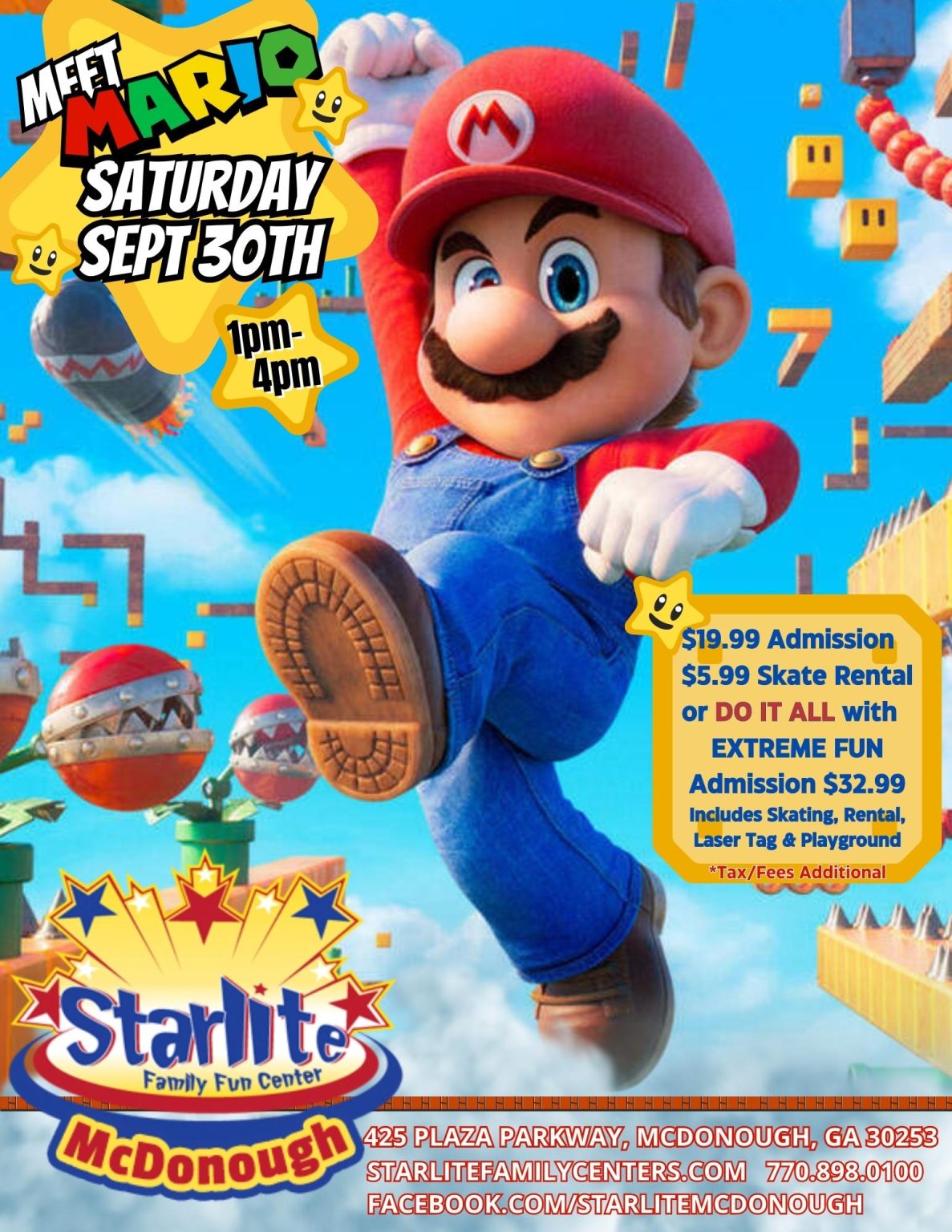 Hours | Starlite Family Fun Center | McDonough, GA