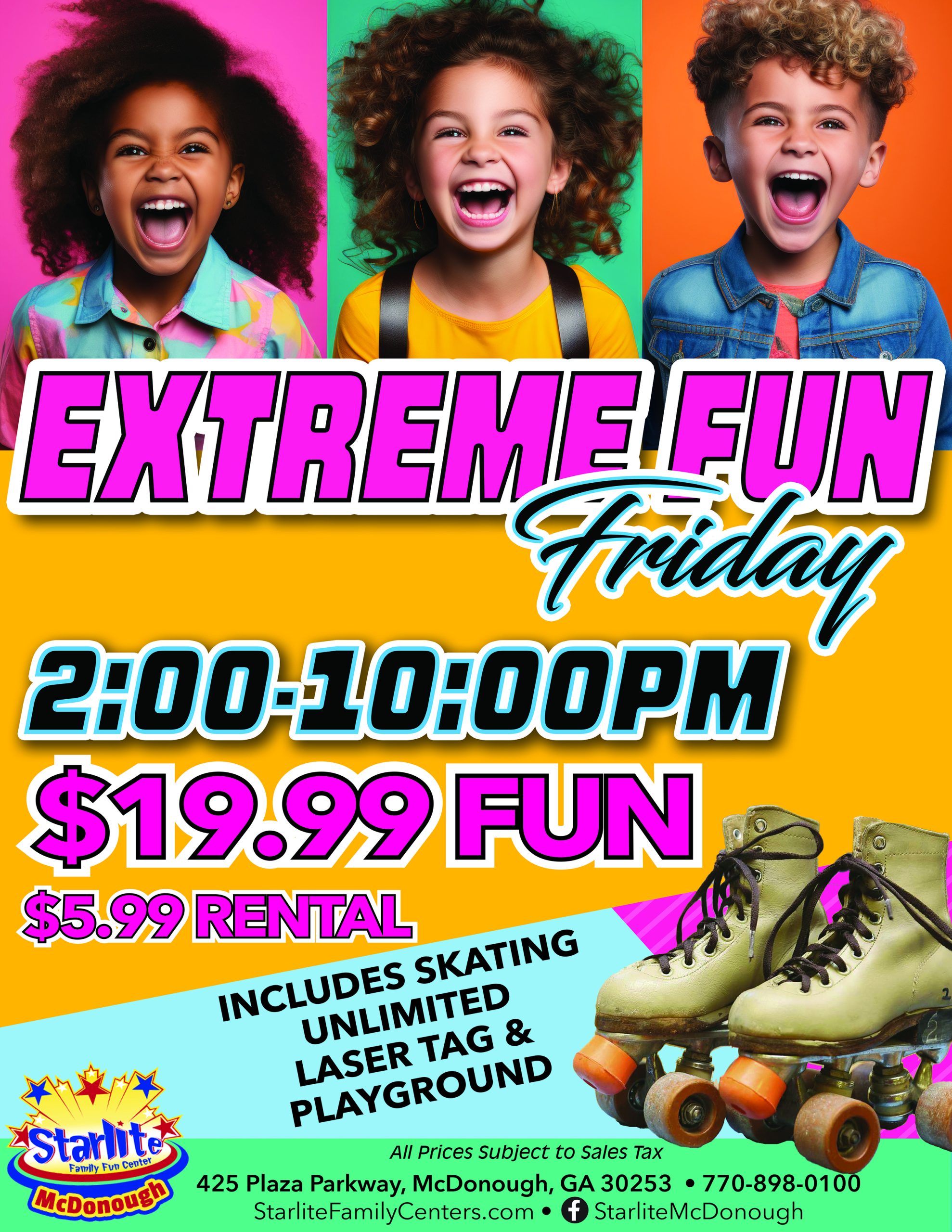 Hours | Starlite Family Fun Center | McDonough, GA